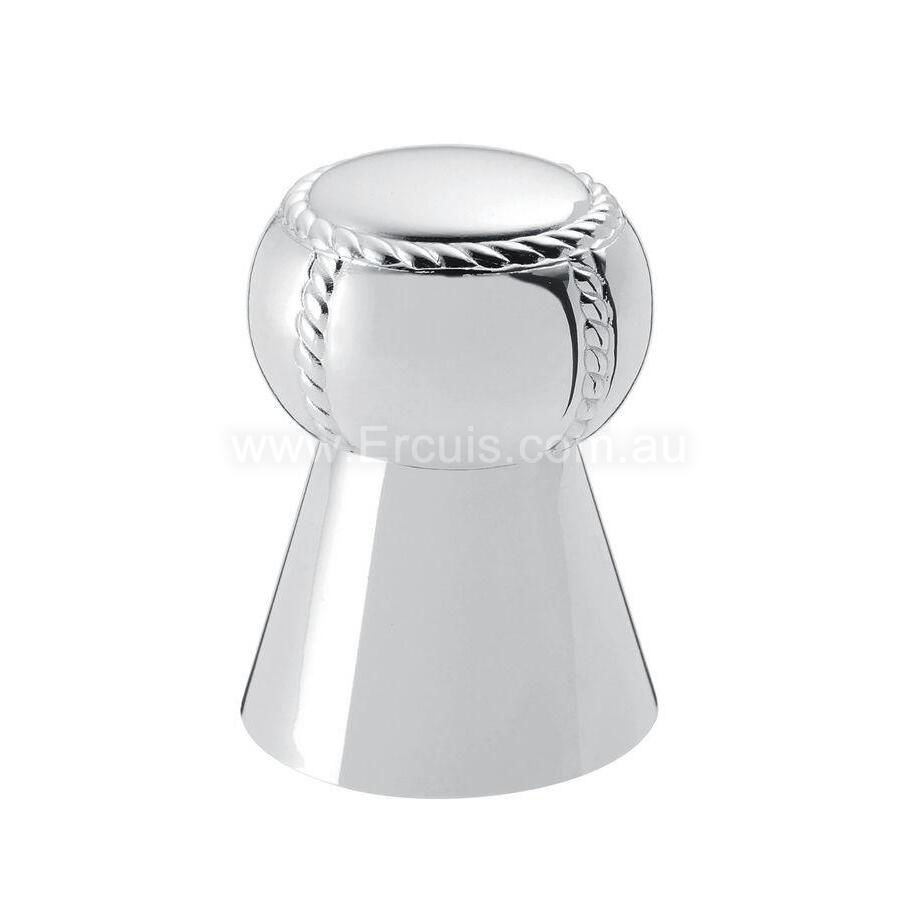 Ercuis Australia. Champagne Stopper, Silver Plated, Terrasse Tuileries