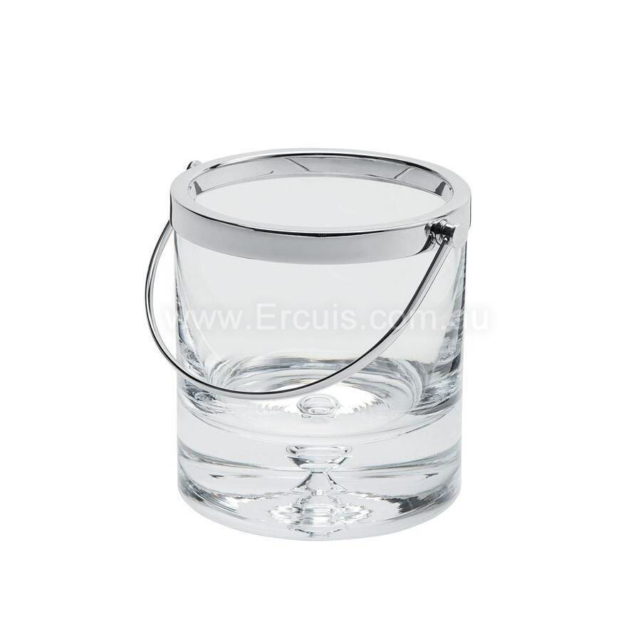 Ercuis Australia. Ice Bucket, Silver Plated, Escapade Éclat